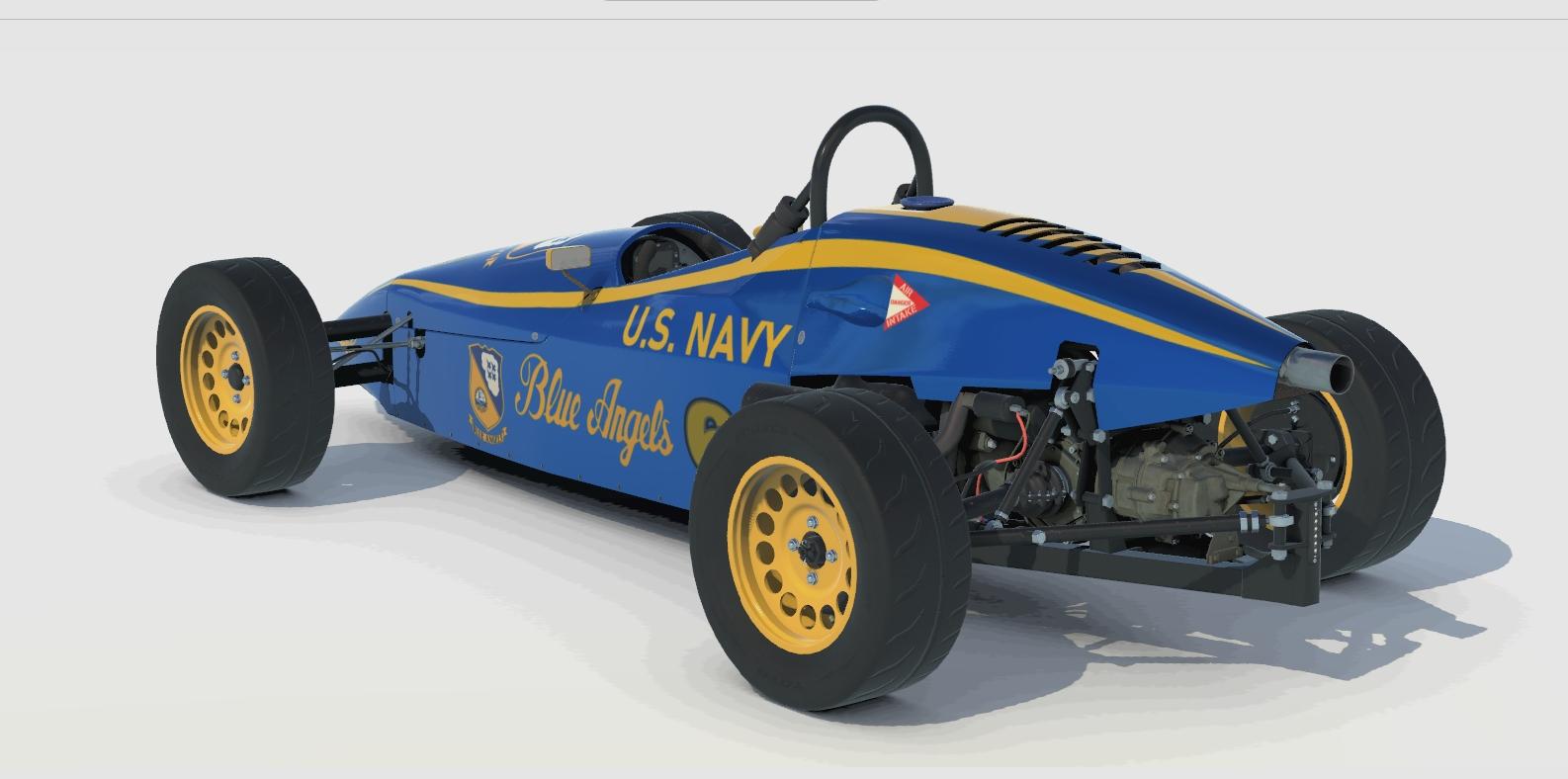 Formula Vee Blue Angels by Don Craig - Trading Paints