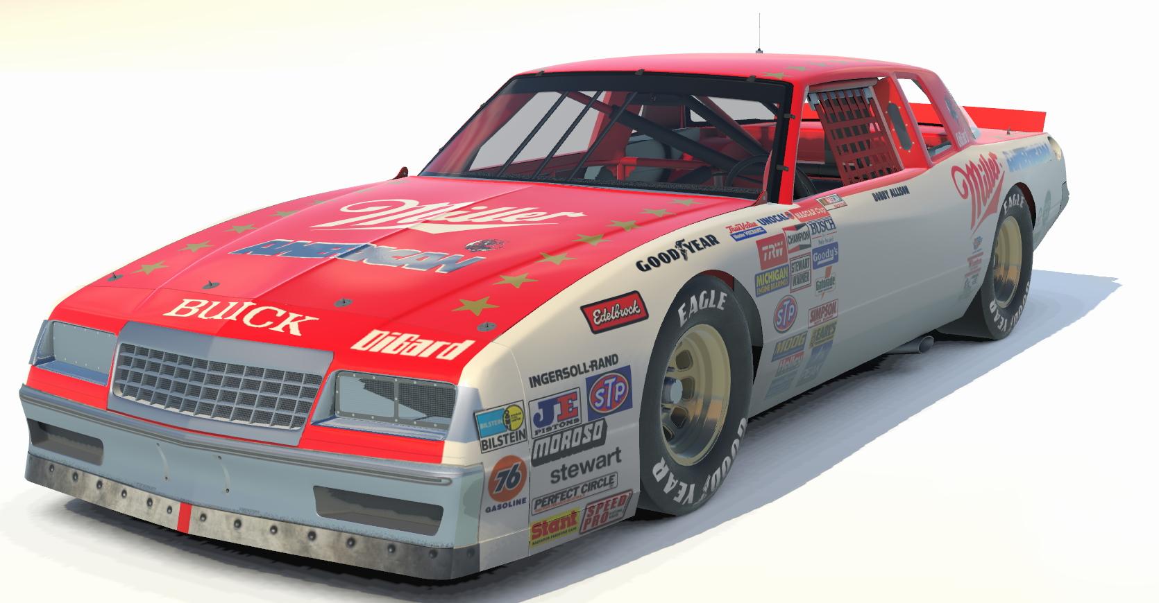 Bobby Allison Miller American Buick (No Number) by John J D. - Trading ...