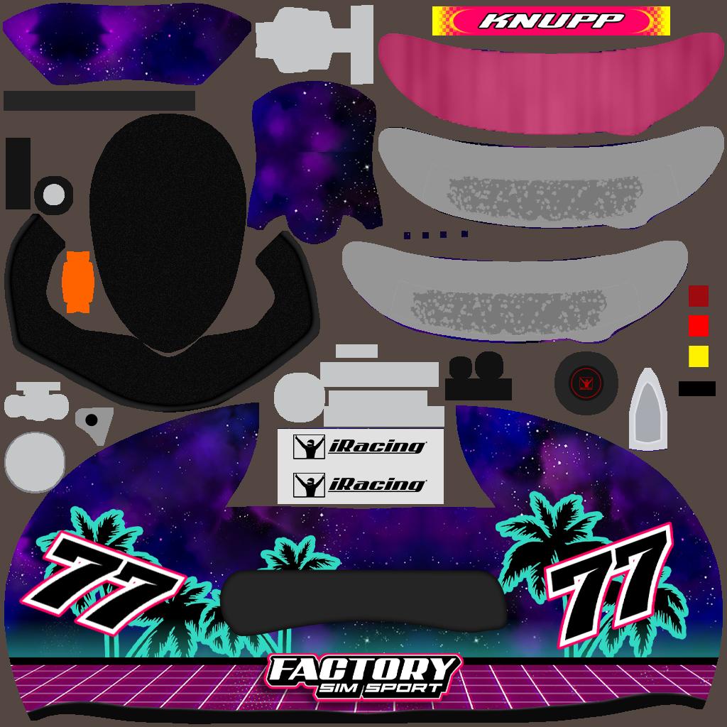Luke Knupp Helmet! by Cody G Williams - Trading Paints