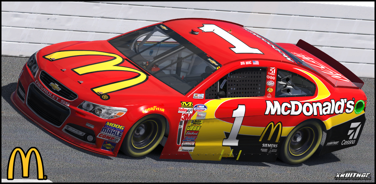 2015 Jamie McMurray McDonalds by Justin Kruithof - Trading Paints