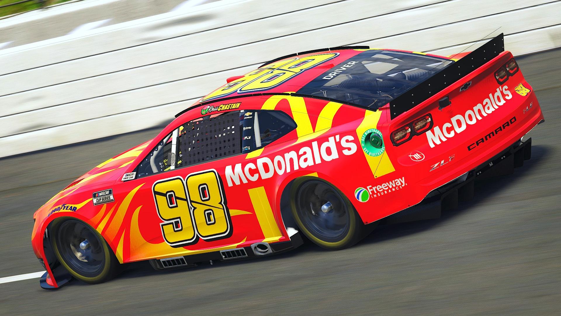 Trackhouse #98 McDonalds 2022 Concept by Davin Cornelius - Trading Paints