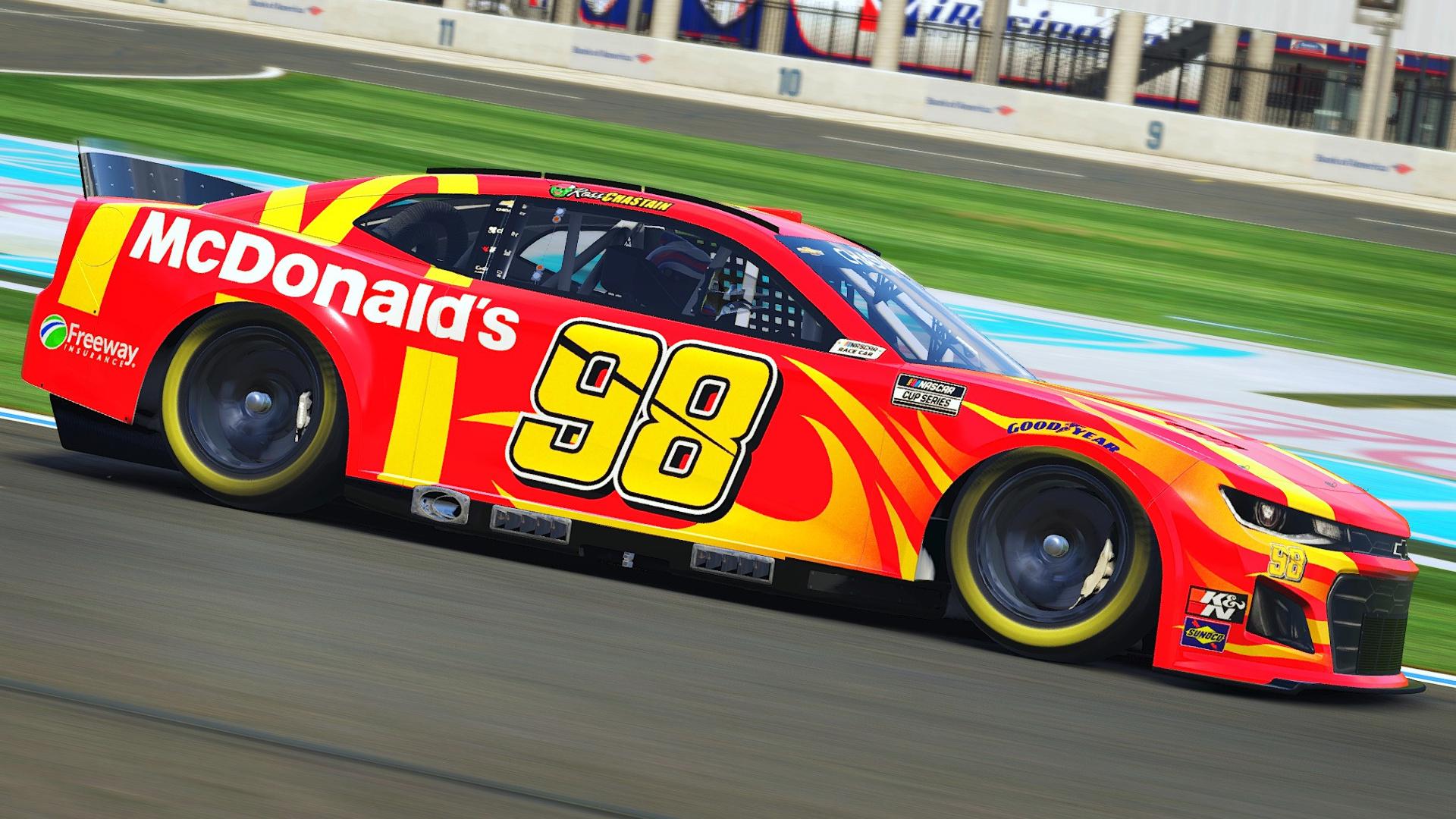 Trackhouse #98 McDonalds 2022 Concept by Davin Cornelius - Trading Paints