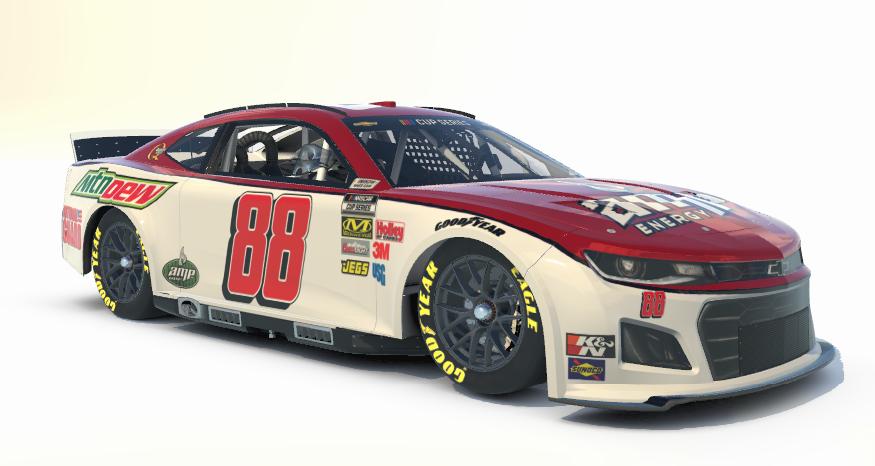 Dale JR Amp Red With Number by Jeran K. - Trading Paints