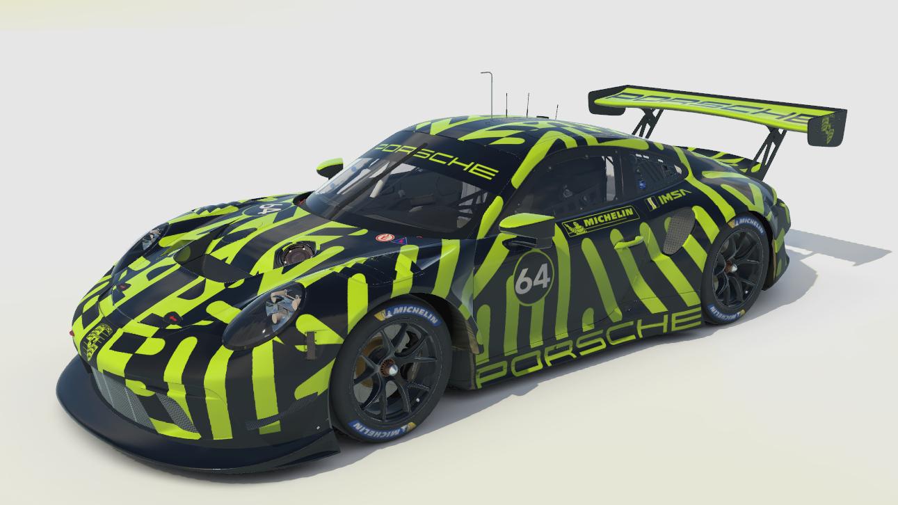 Porsche Fluro Yellow by Christopher N S. - Trading Paints