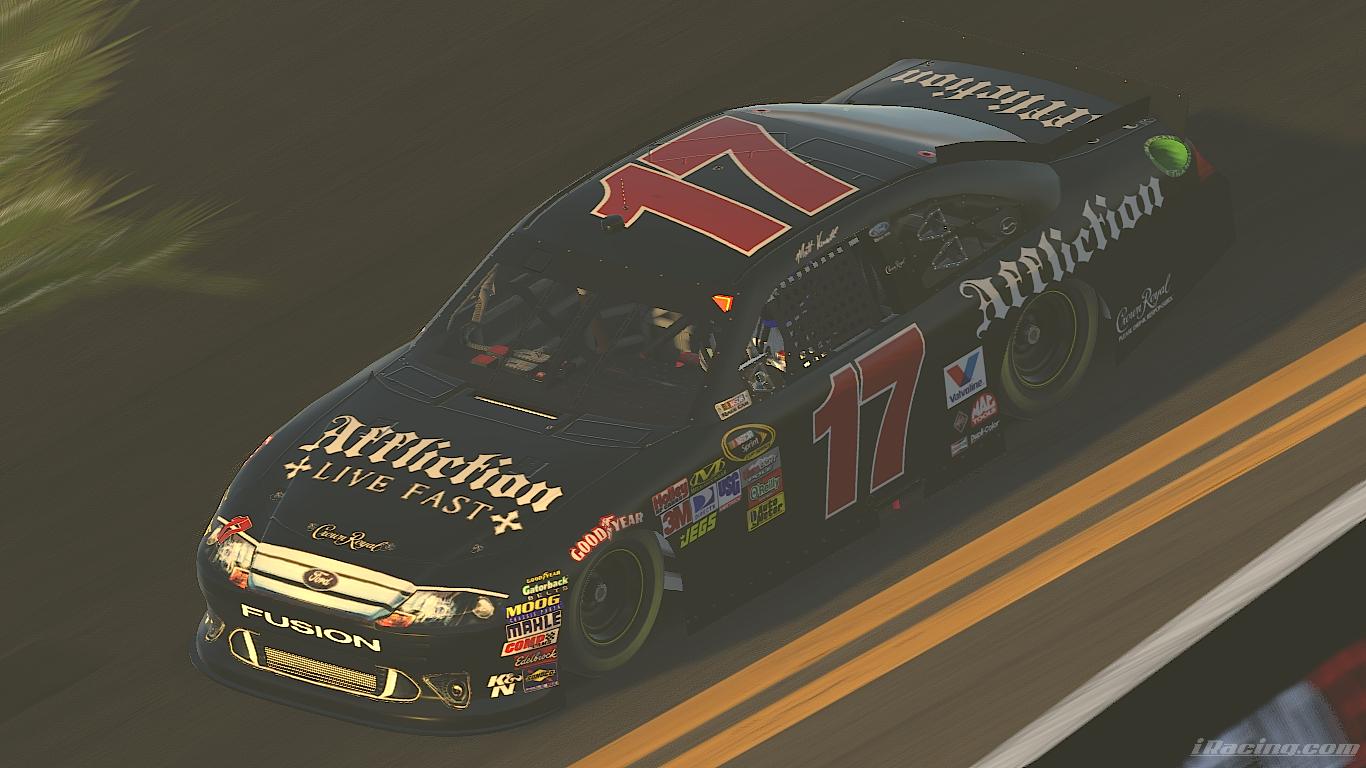 2011 Matt Kenseth Affliction Ford Fusion by Lucas Cram - Trading Paints