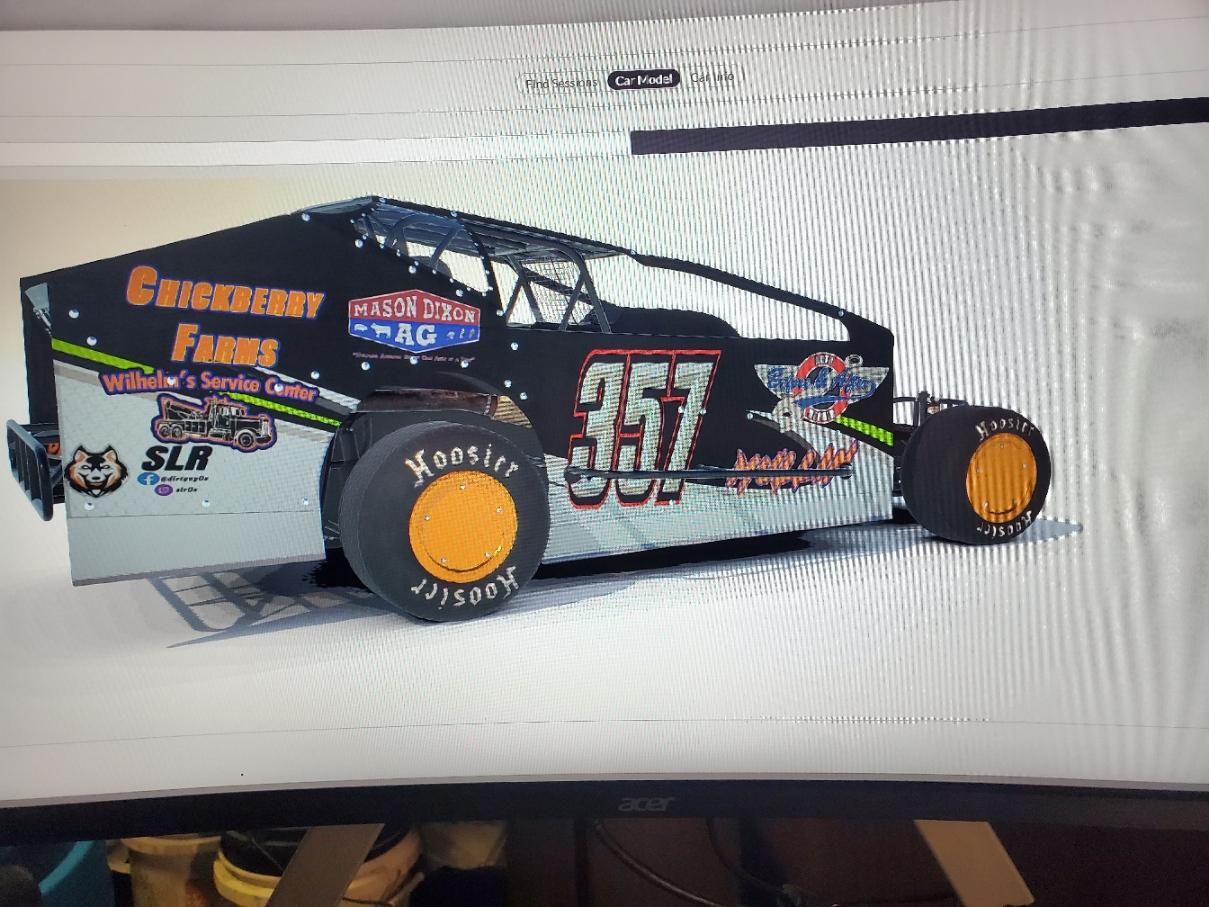 Ryan Mullin 357 Dirt Modified by Jason Neidlinger - Trading Paints