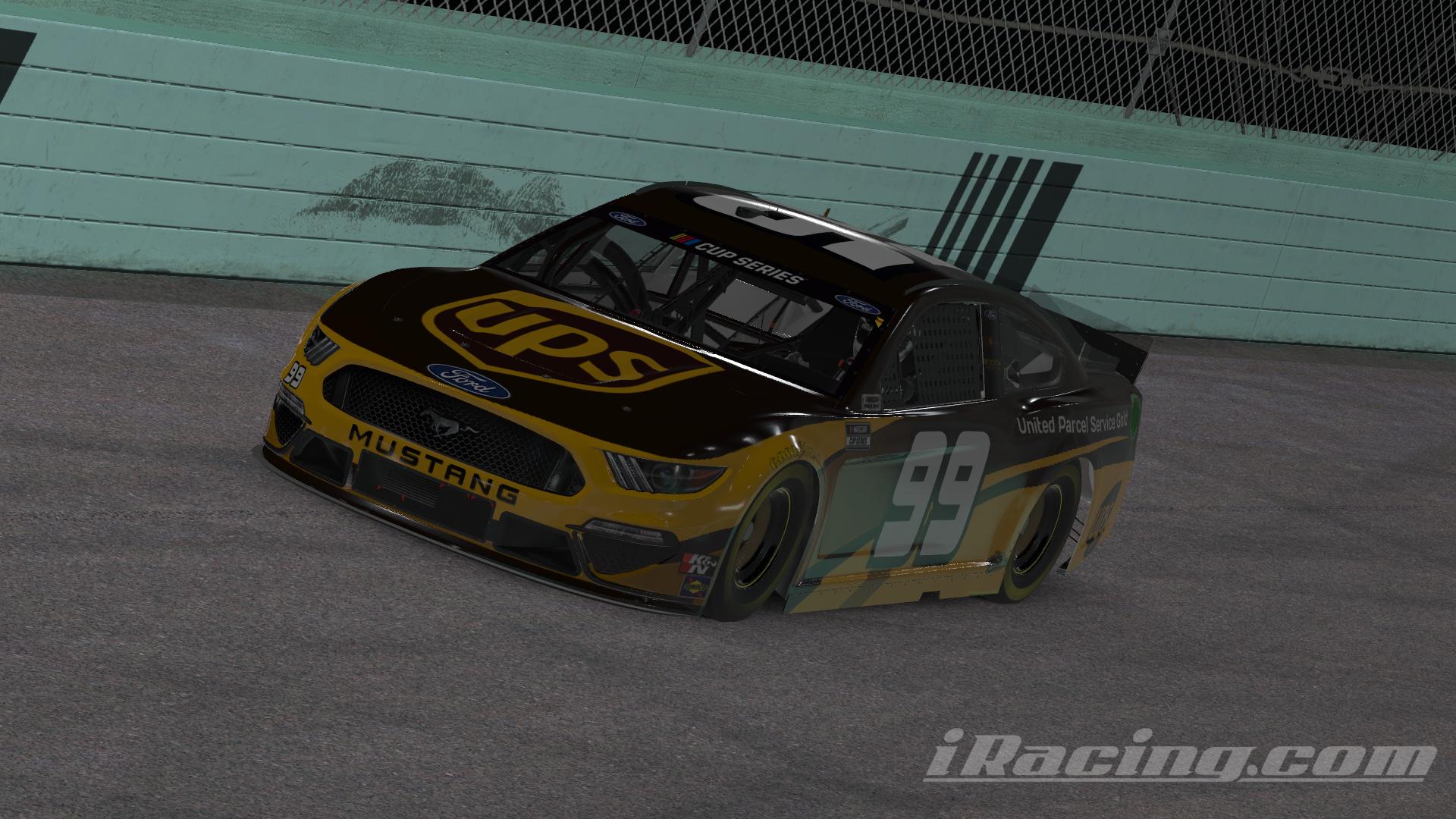 UPS Mustang by Emmanuel Santiago - Trading Paints