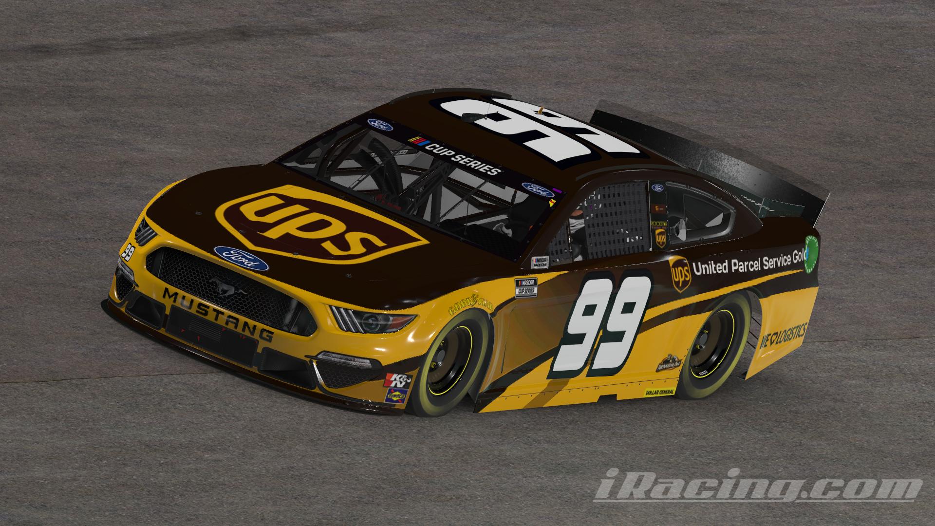 UPS Mustang by Emmanuel Santiago - Trading Paints
