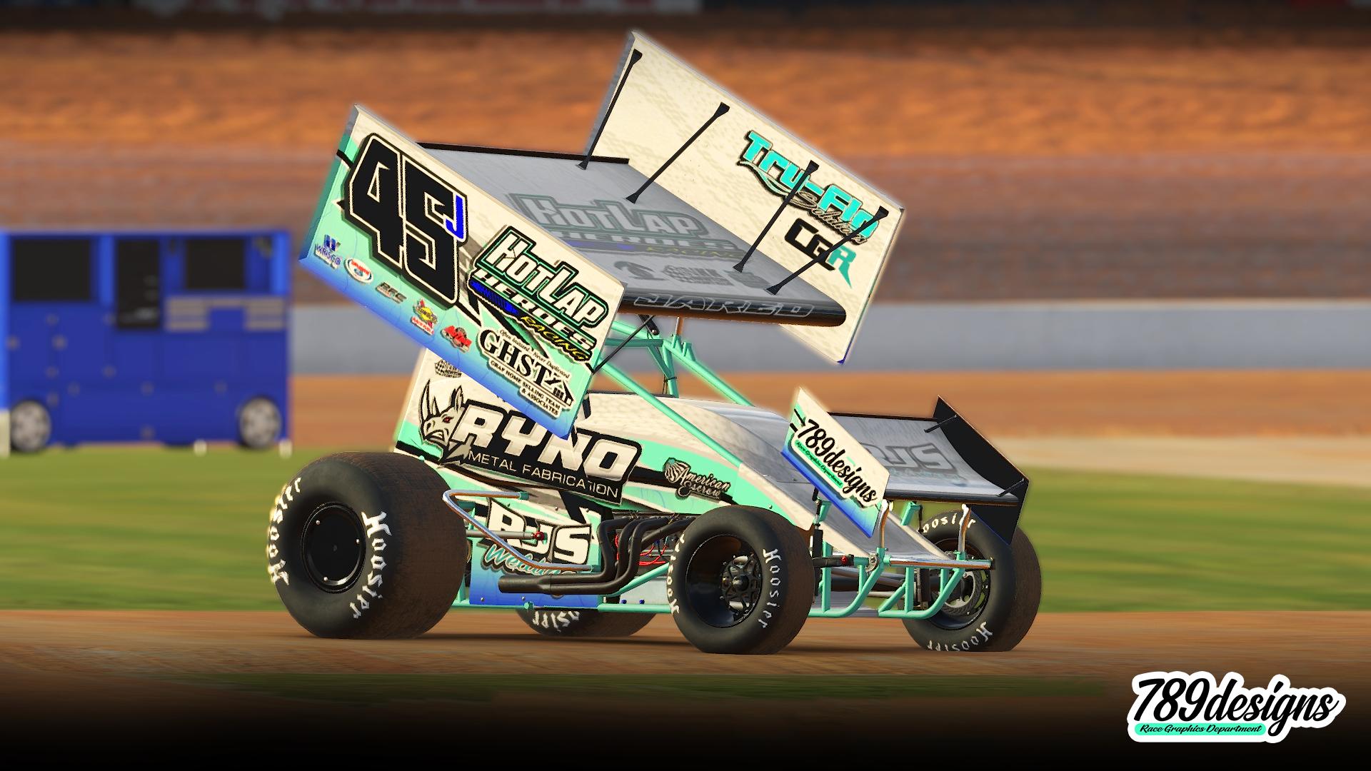 Kyle Jared Sprint Car by Garrett Marshall - Trading Paints