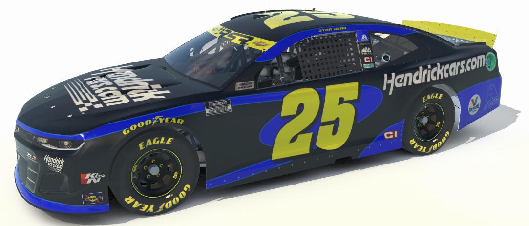 Hendrick cars 25 by Ryan Bean2 - Trading Paints