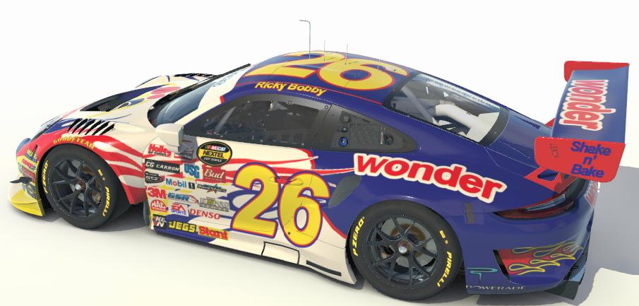 Talladega Nights Ricky Bobby Livery - Wonder Car by Dalton Ellery ...