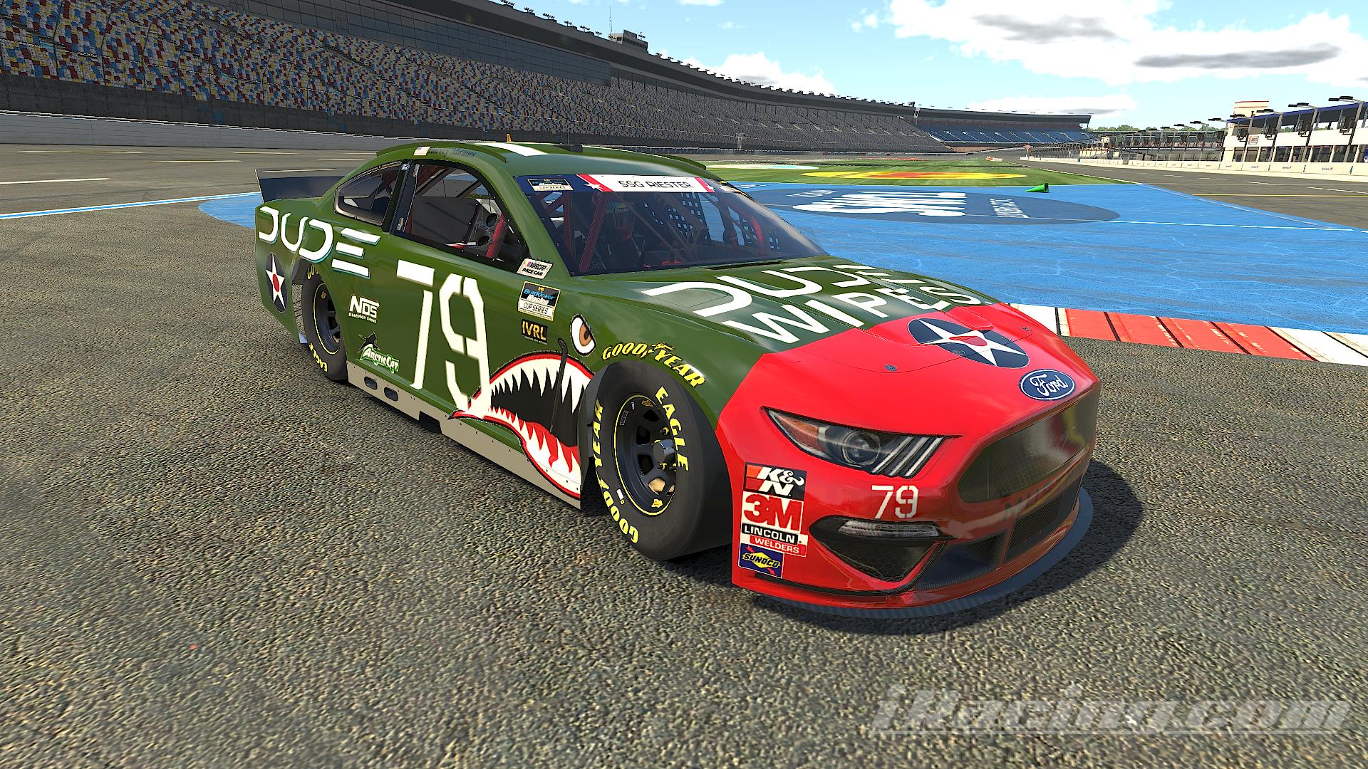 Patriotic P40 Warhawk NO NUM by Harvey Abrams - Trading Paints