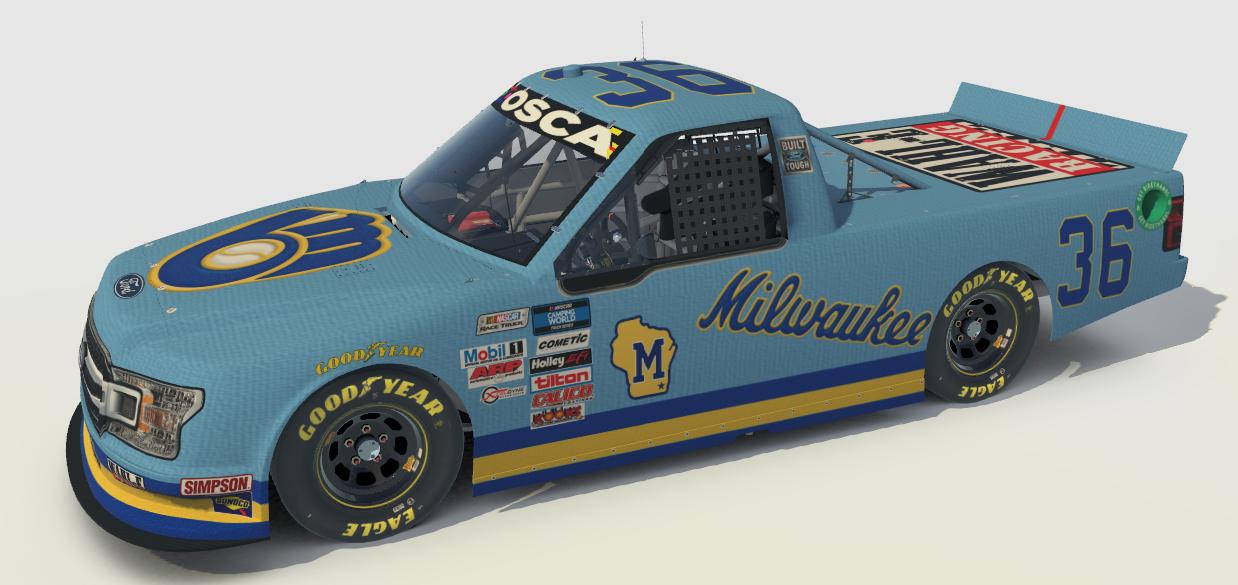 Kyle Wahlgrens Brewers Truck by Michael Goodman2 - Trading Paints