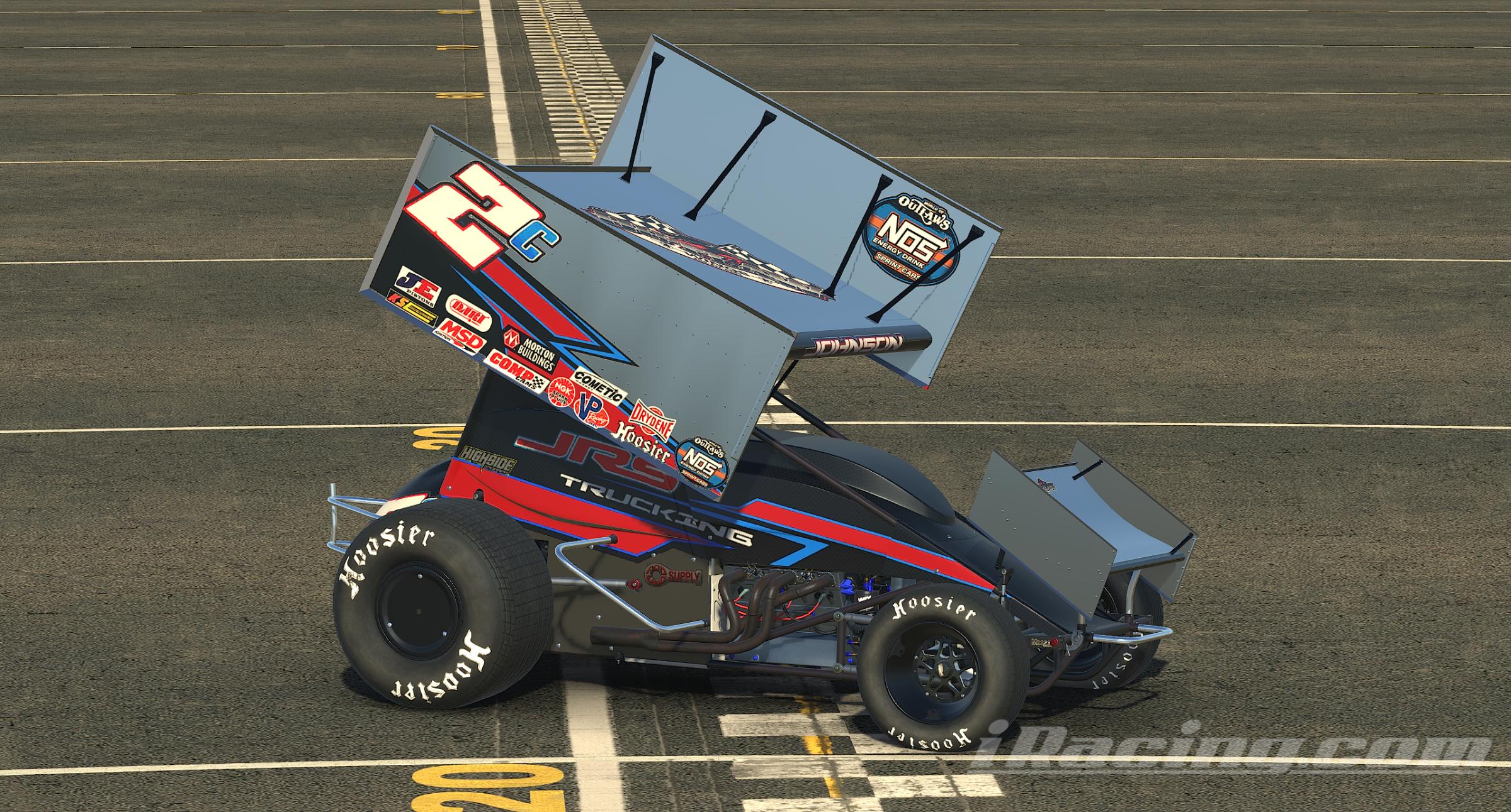 Wayne Johnson 2021 Outlaw Wings 2c by Jake Boyer - Trading Paints