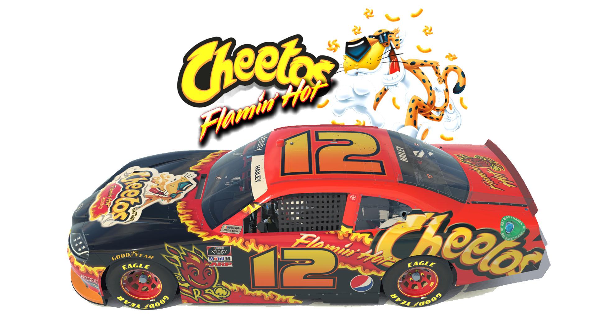 Flammin Hot Cheetos Xfinty Supra by Thomas Hailey Jr - Trading Paints
