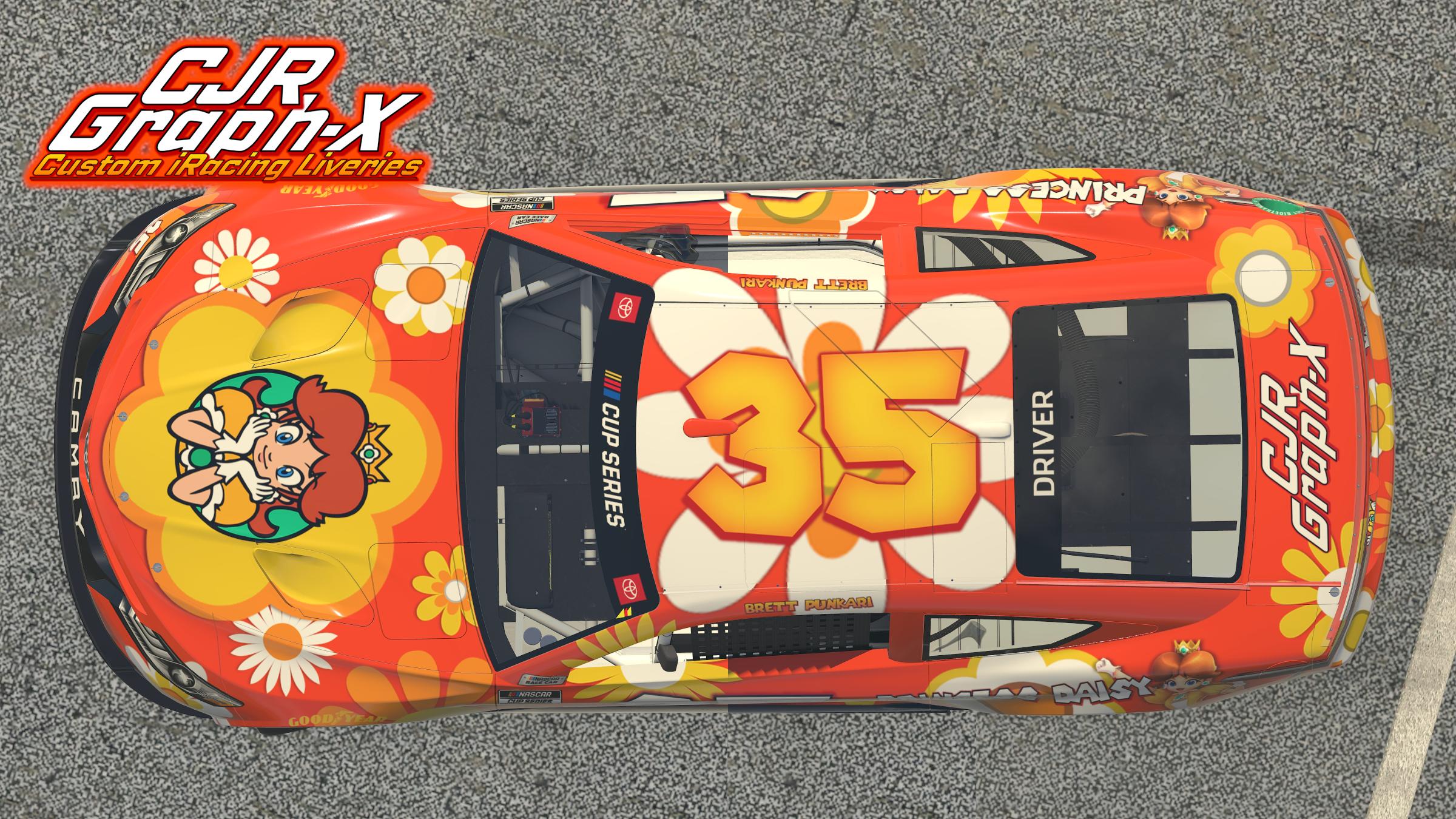 Princess Daisy Flowers Next Gen Toyota by Corey Rutherford - Trading Paints