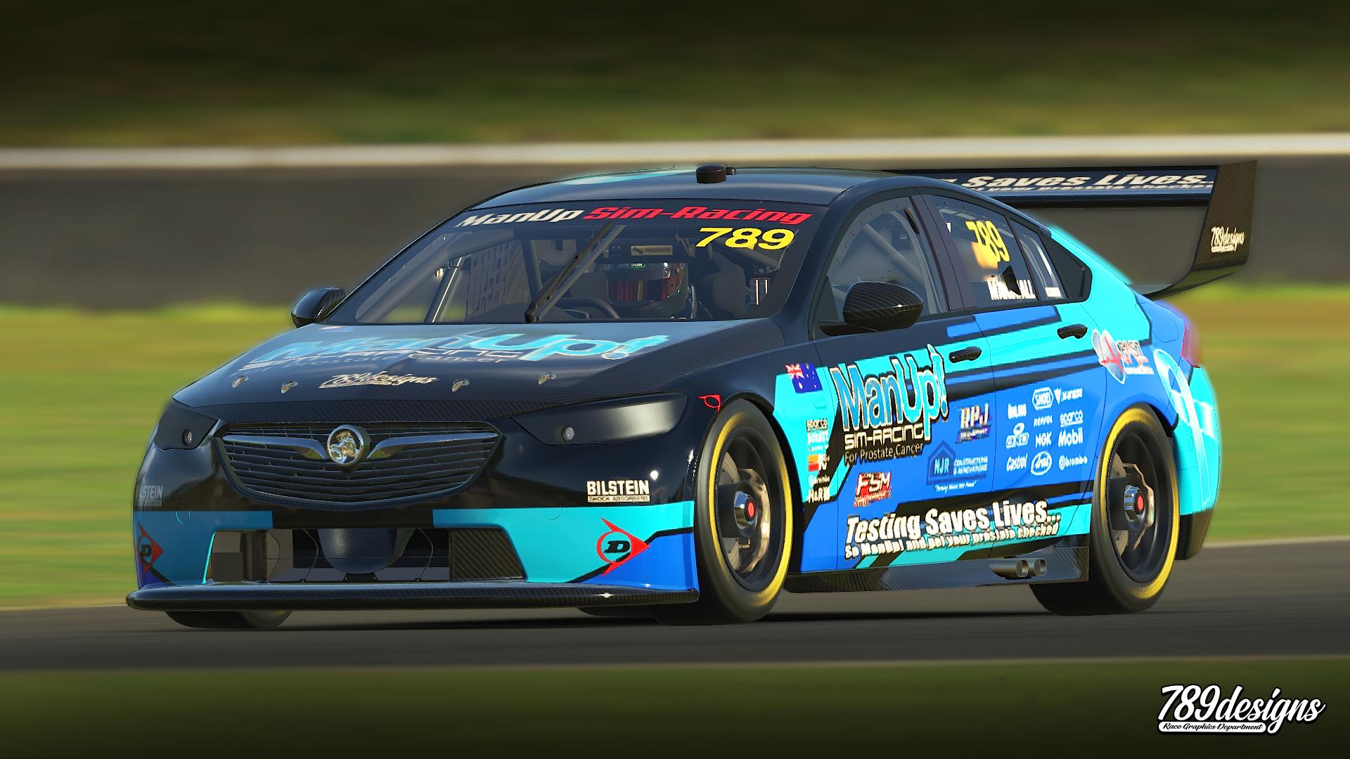 ManUp Sim Racing Supercars Holden ZB Commodore Black by Garrett ...