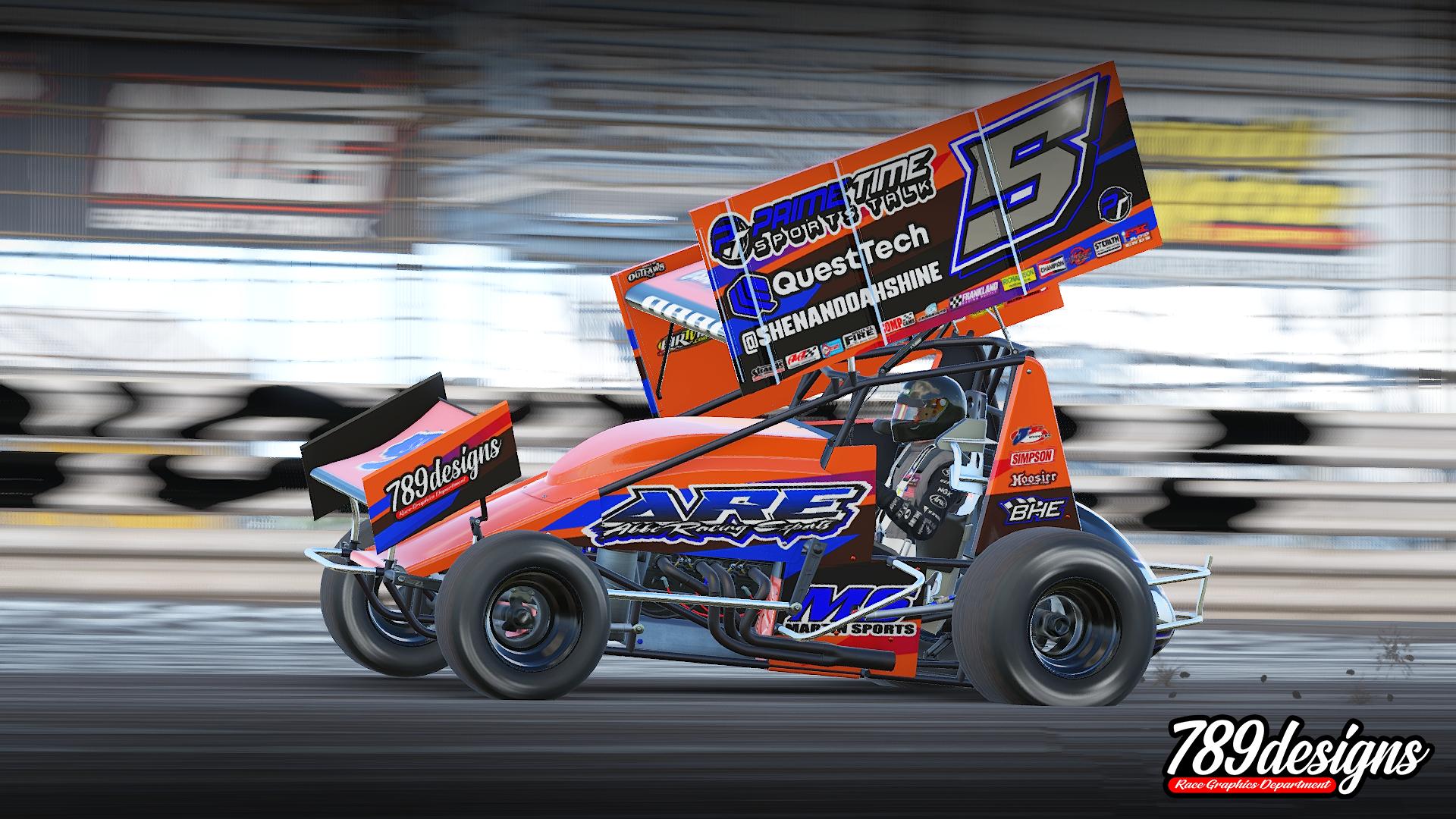 Joshua Abbe Sprint Car by Garrett Marshall - Trading Paints