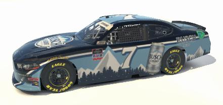 Dawson Cox #7 Busch Light Xfinity Ford (Sim Stamped) by Peter Serrano ...