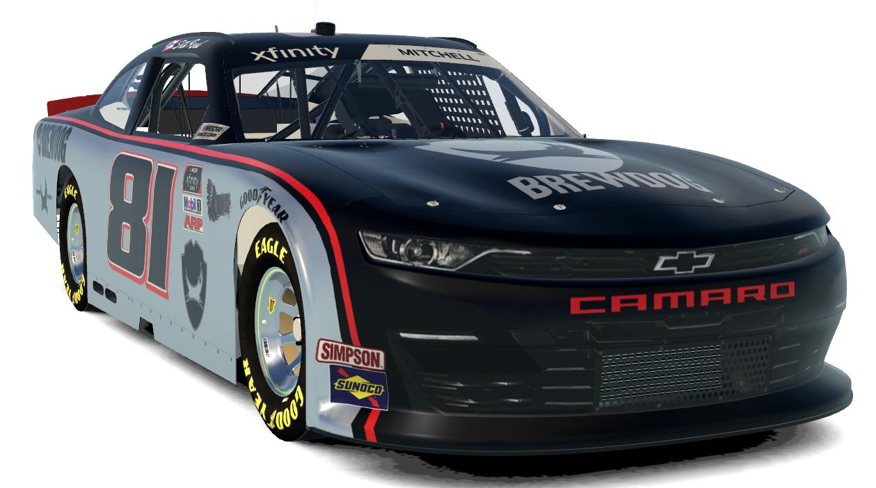 Seth Reed - NASCAR XFINITY Chevrolet Camaro - Brewdog by Kenny Mitchell ...