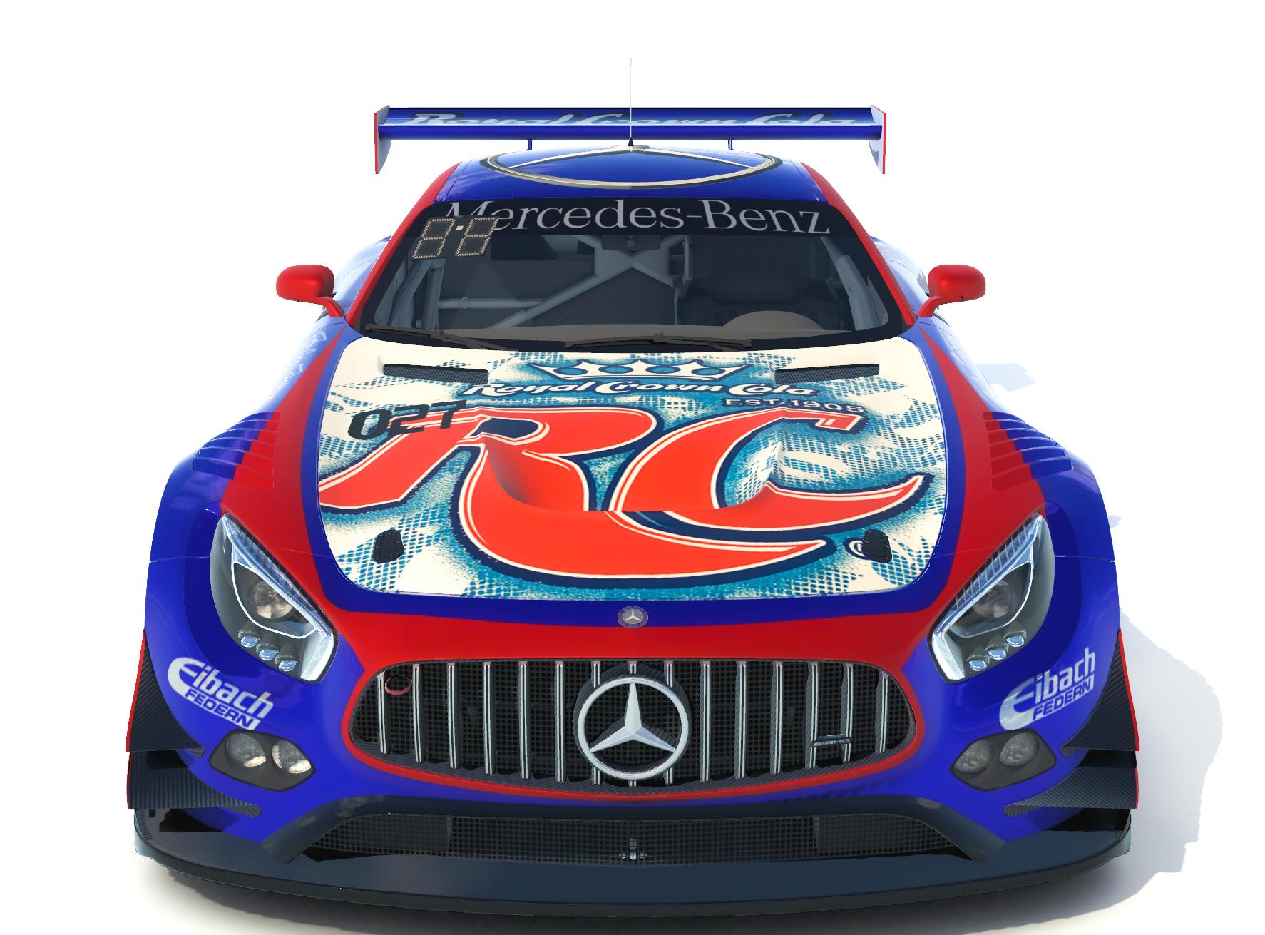 RC COLA Mercedes AMG GT3 CHROME BLUE by Corey H. - Trading Paints