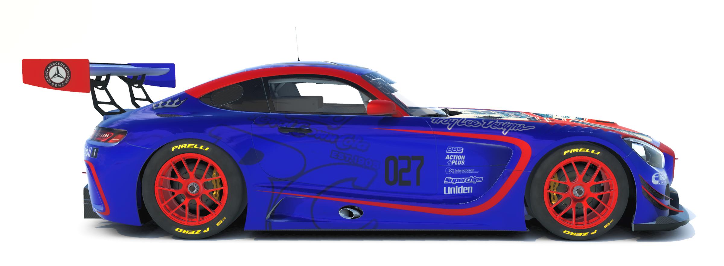 RC COLA Mercedes AMG GT3 CHROME BLUE by Corey H. - Trading Paints