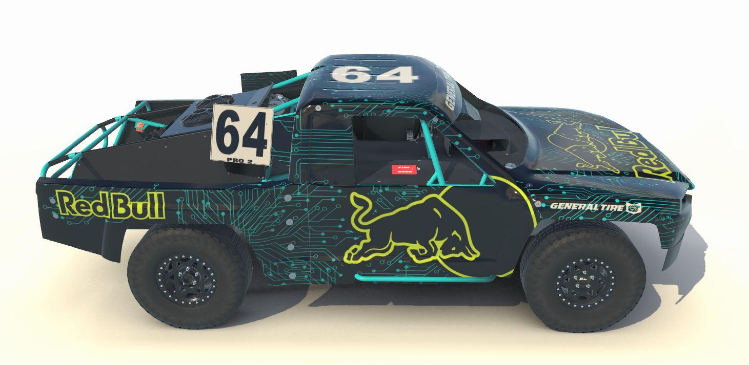 Red Bull Pro Lite 2 Neon by Santiago Saccullo - Trading Paints