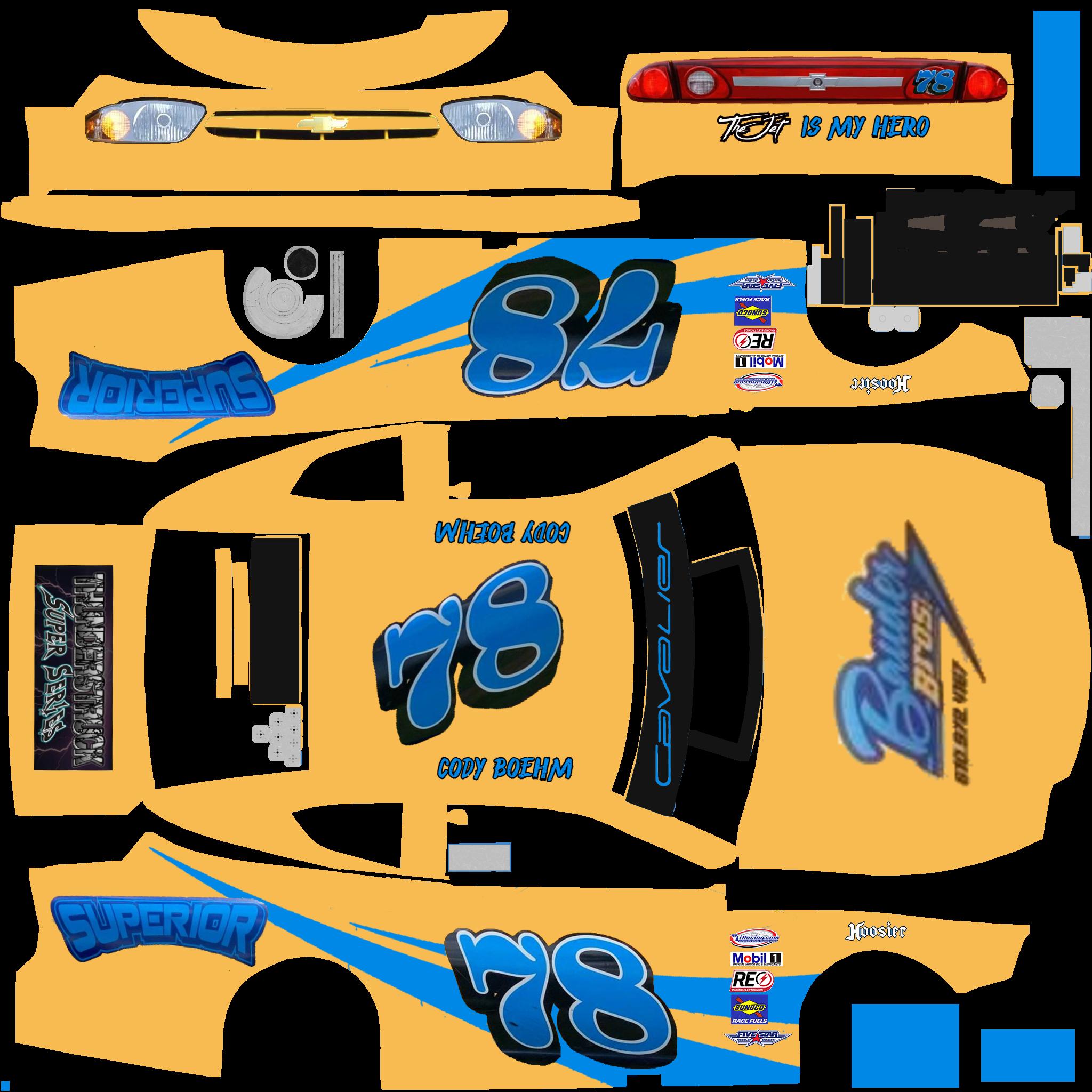 cody boehm super latemodel by Josh Oswald - Trading Paints