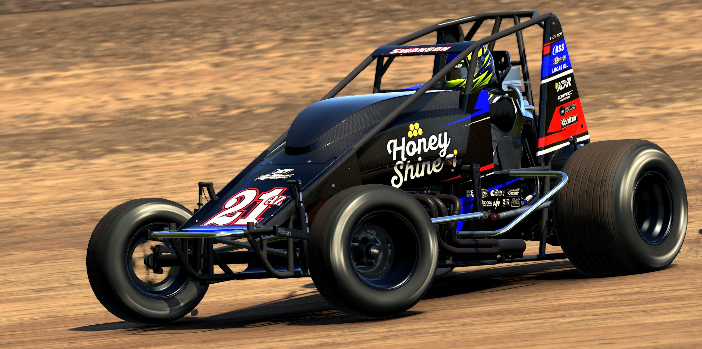 Jake Swansons #21AZ USAC Amsoil National Sprint Car by JD Laird ...