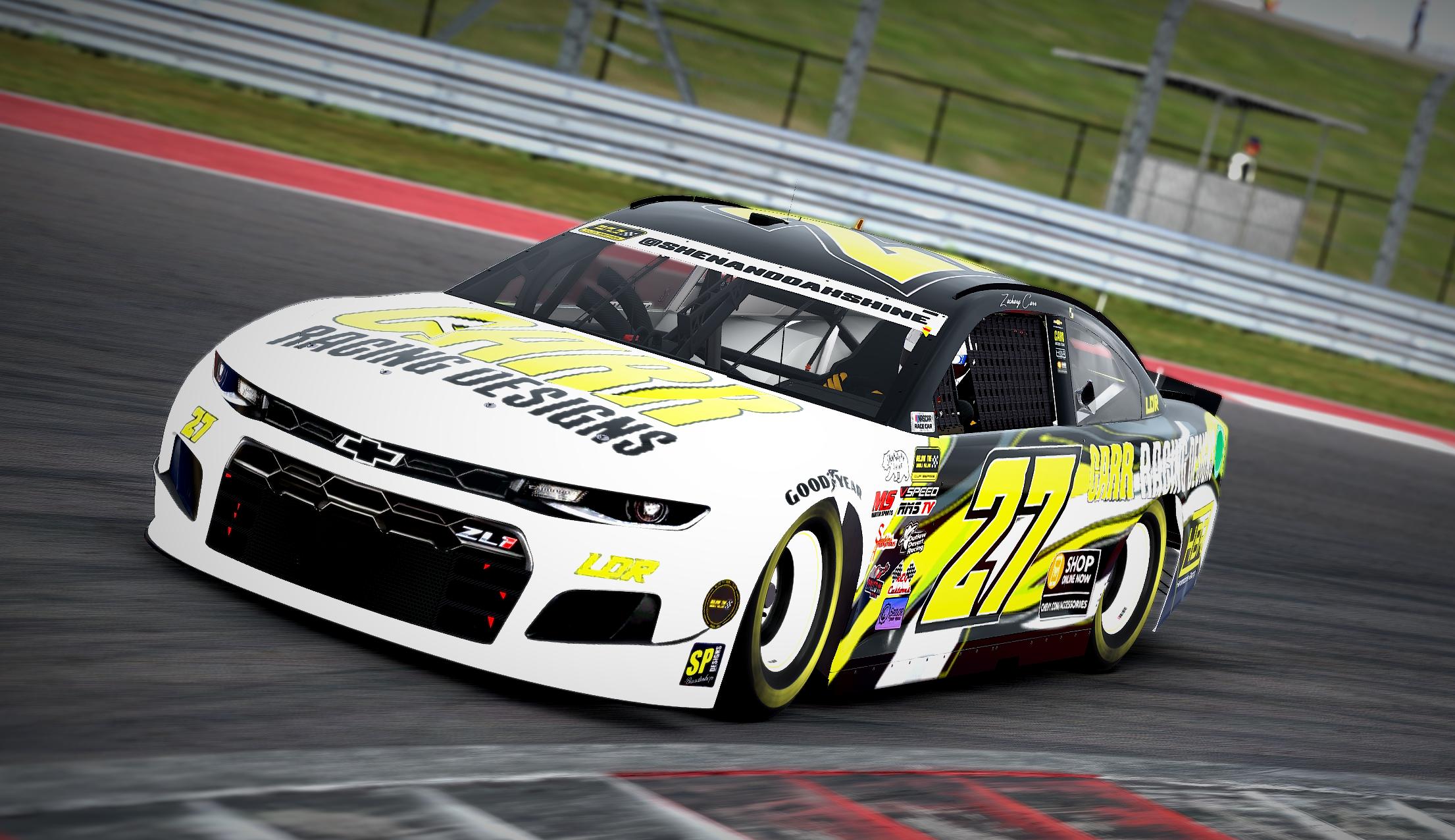 Zachary Carrs Carr Racing Designs #27 for Below The Double Yellow ...