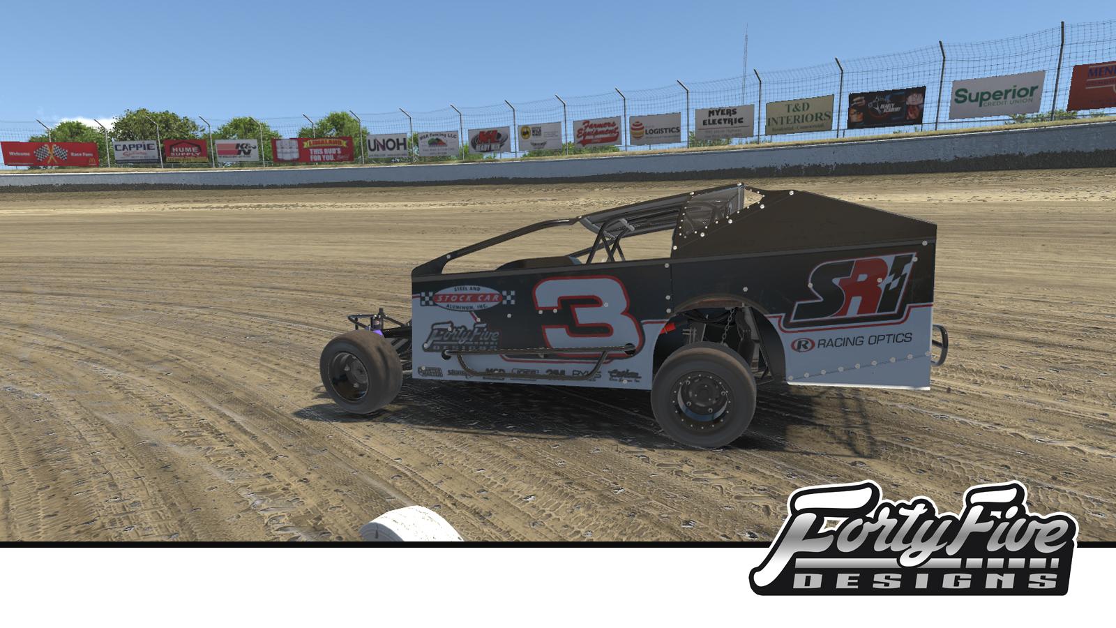 2021 Michael Doby - Big Block Modified by Zach Stroupe2 - Trading Paints