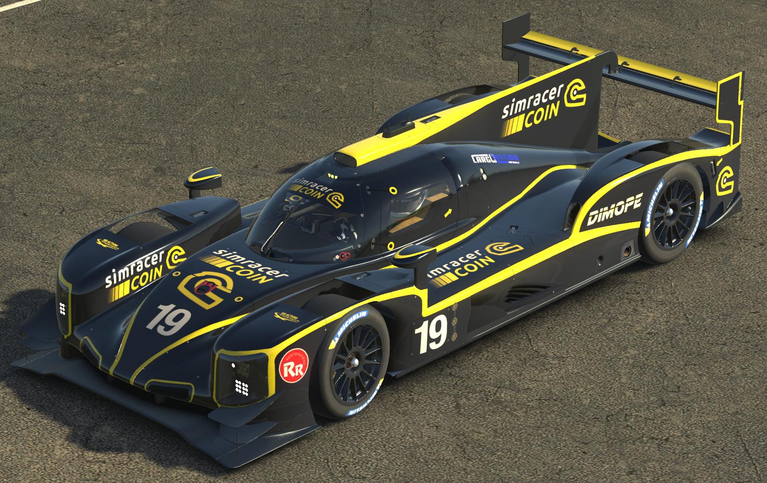 Simracer Coin sponsored Dallara P217 by Ricardo P Silva - Trading Paints