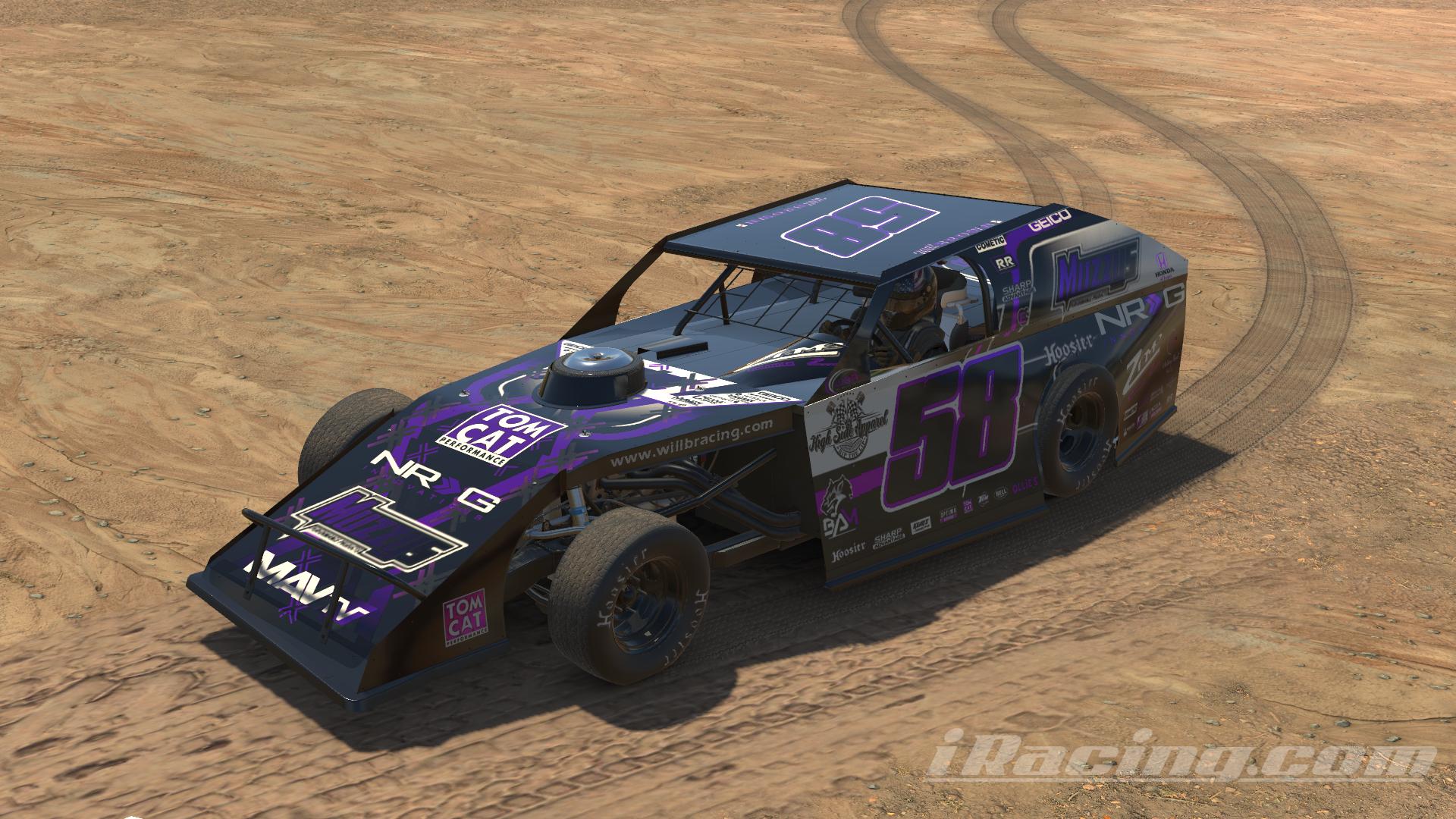 Dirt UMP Modified purple no # by Will Brown3 - Trading Paints