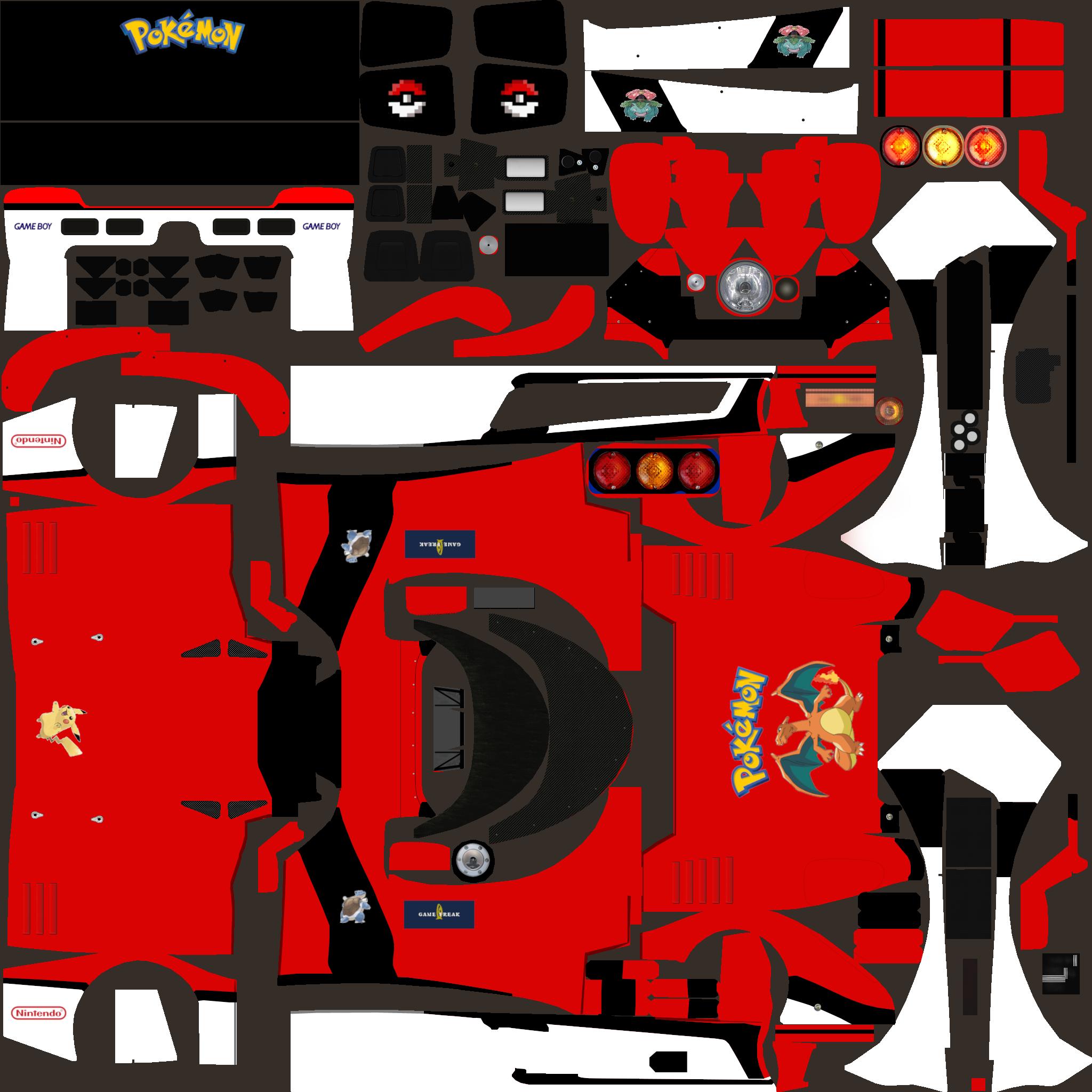 Pokemon anime itasha livery by Gareth McAlister - Trading Paints