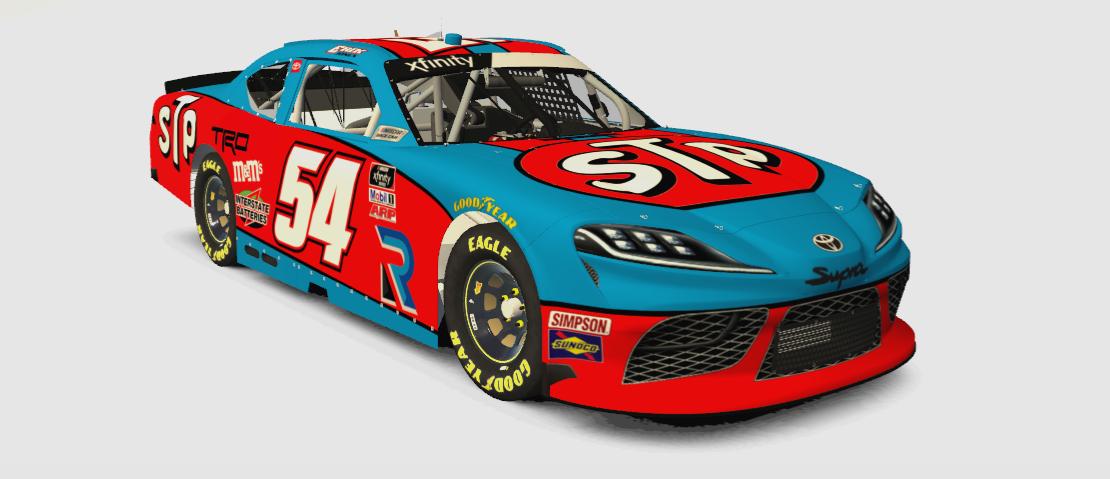 Erik Jones #54 STP Toyota Supra FICTIONAL by Errett Van Dee - Trading ...