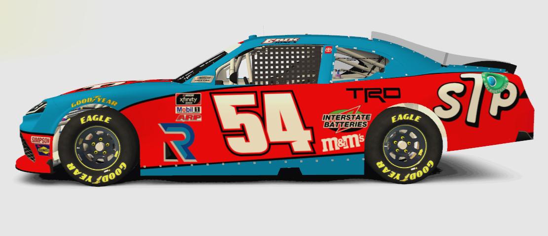 Erik Jones #54 STP Toyota Supra FICTIONAL by Errett Van Dee - Trading ...
