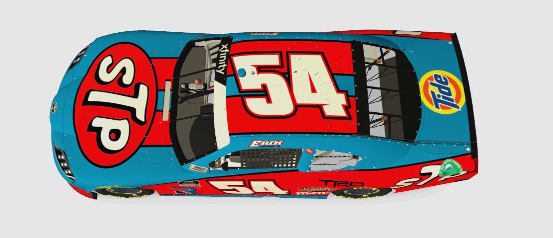 Erik Jones #54 STP Toyota Supra FICTIONAL by Errett Van Dee - Trading ...