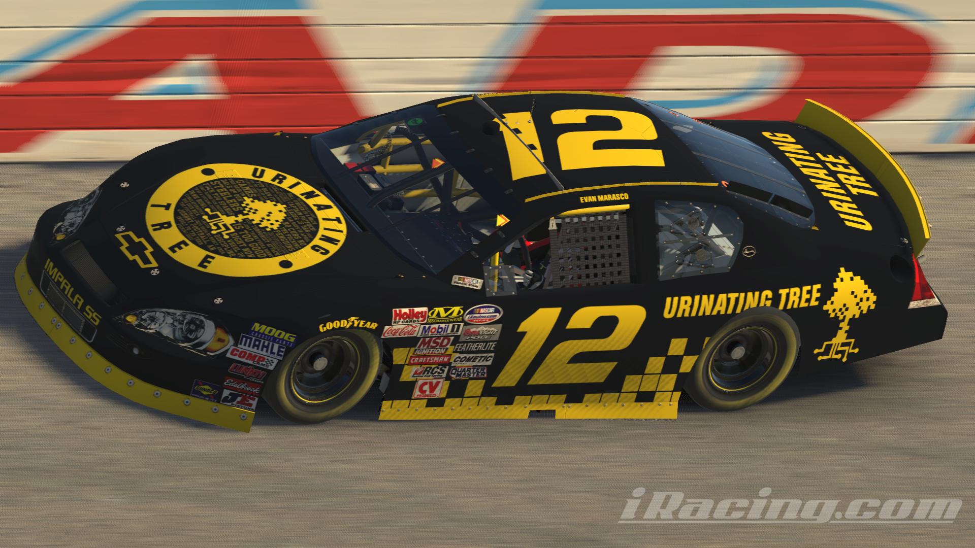 NWP 400- Evan Marasco Urinating Tree Car by Tyler Tinsley - Trading Paints