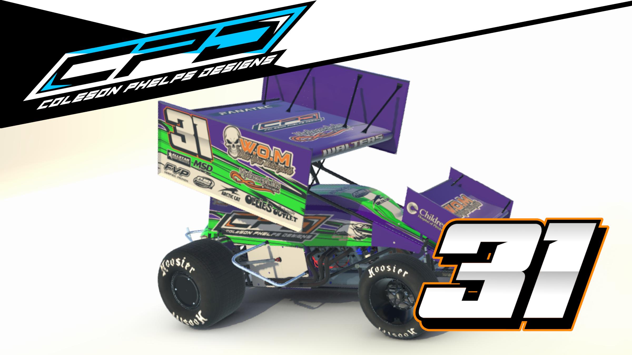 Zane Walters 2021 Purple DSC (Private Paint) by Coleson Phelps ...