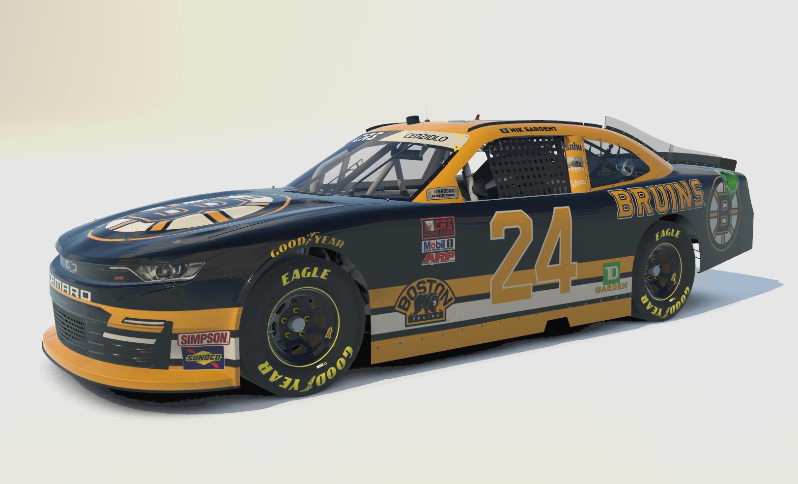 Boston Bruins NASCAR Xfinity Chevy Camaro by Travis C. - Trading Paints