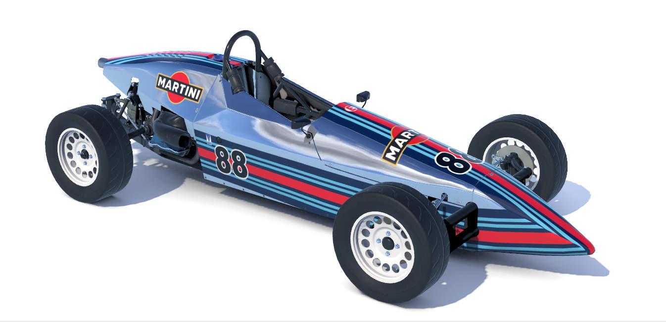 Martini Formula Vee Silver by Paul V. - Trading Paints