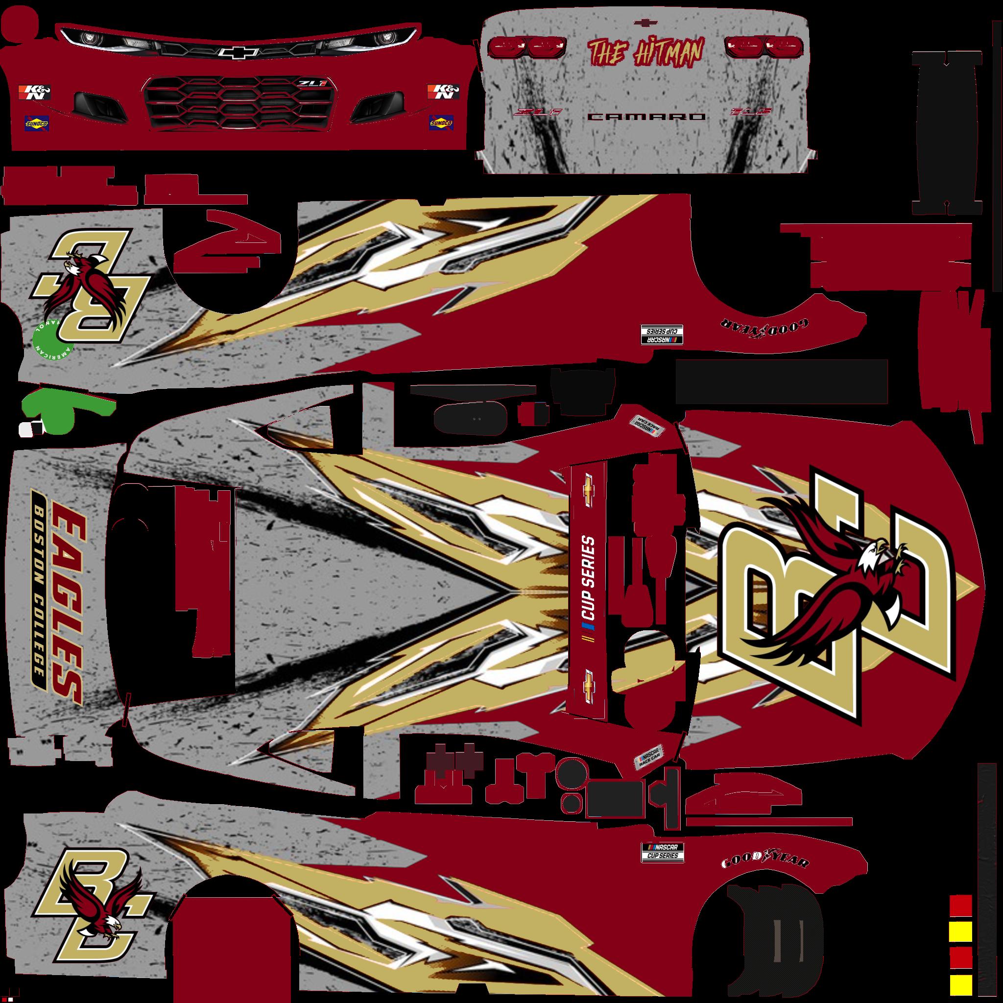 boston college cup car by Josh Oswald - Trading Paints