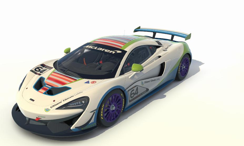 Citizens Climate Lobby Mclaren 570s GT4 by Michael Holler - Trading Paints