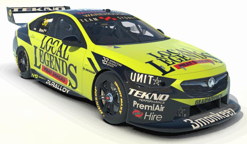 2021 Fabian Coulthard Team Sydney Supercar by Tyler Newitt - Trading Paints