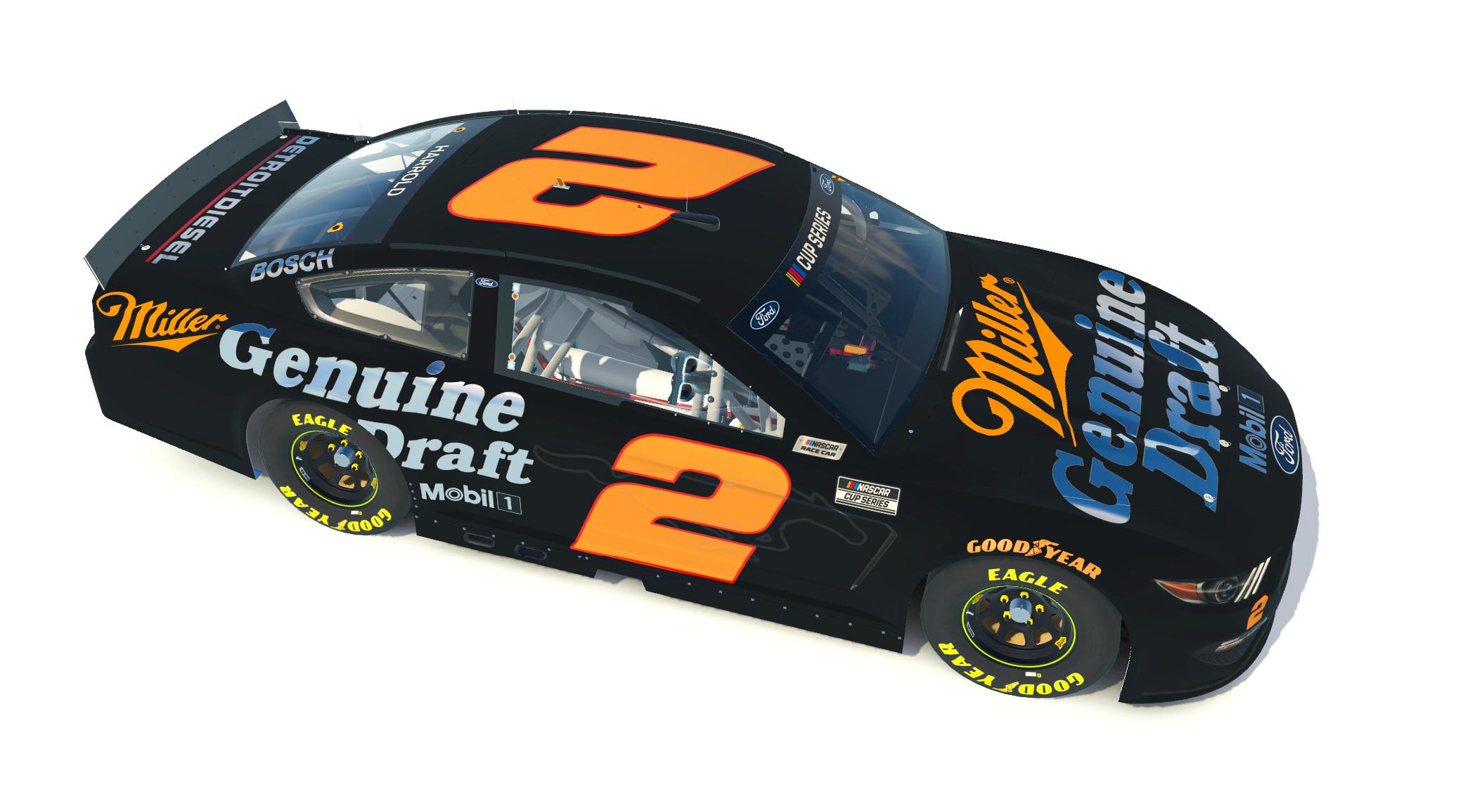 Blackout Series Rusty Wallace MILLER GENUINE DRAFT FORD by Corey H ...