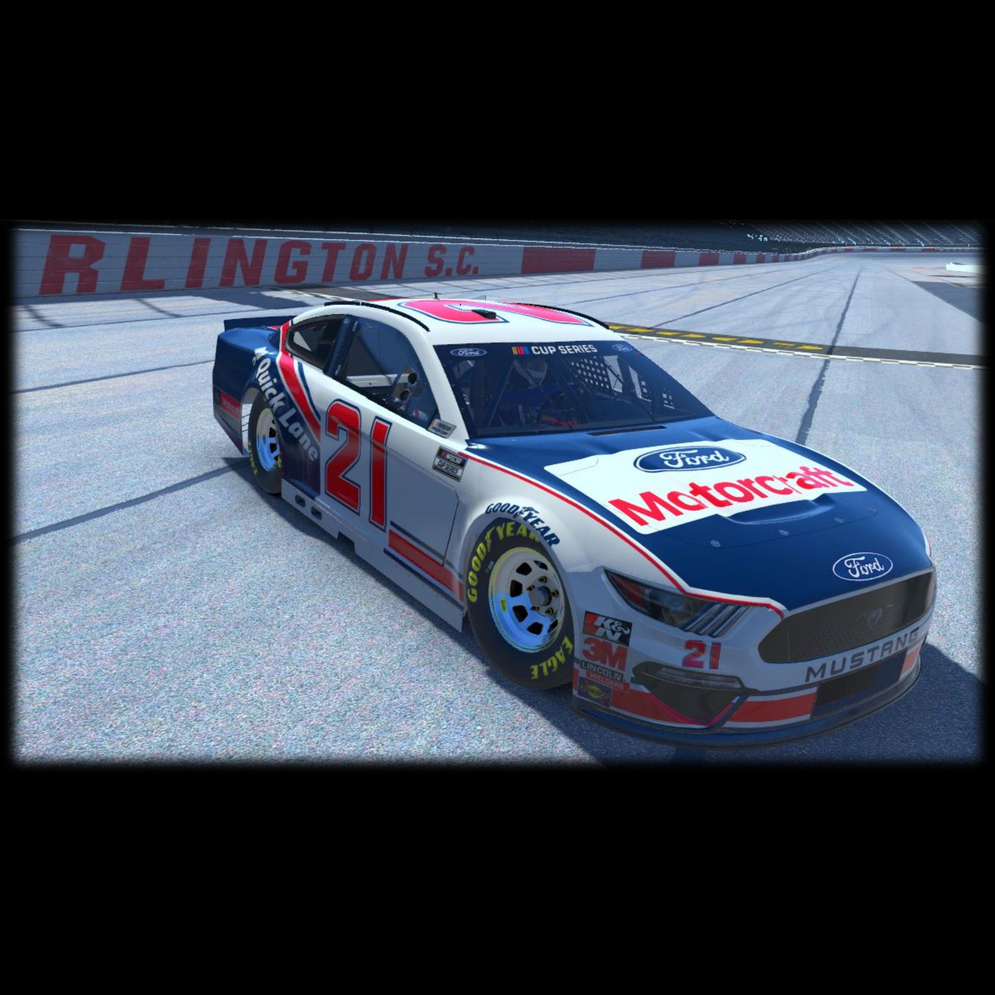 #21: Ryan Blaney: 2017 Darlington Throwback by JW Salyers - Trading Paints