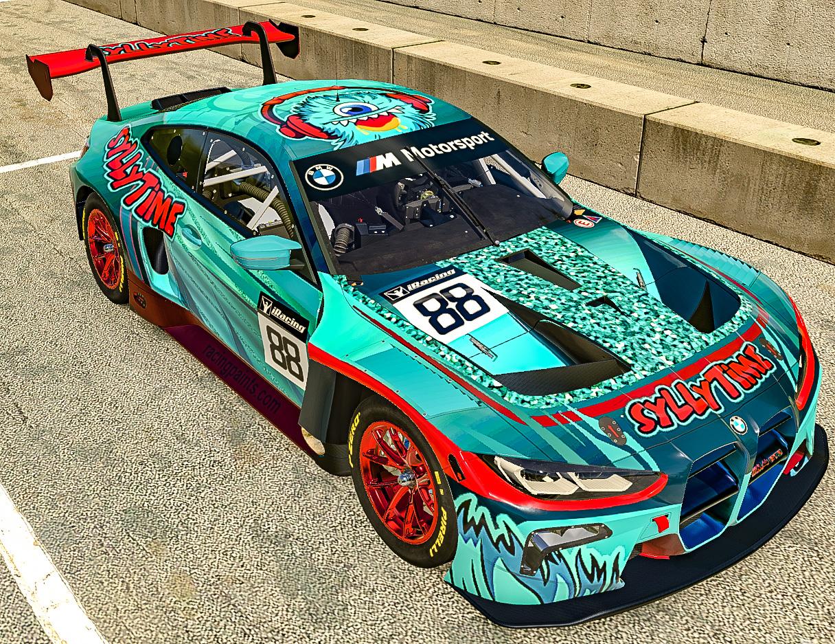 SyLLytime BMW M4 GT3 custom livery for BRANDON LOVIER by Andrew Charles ...
