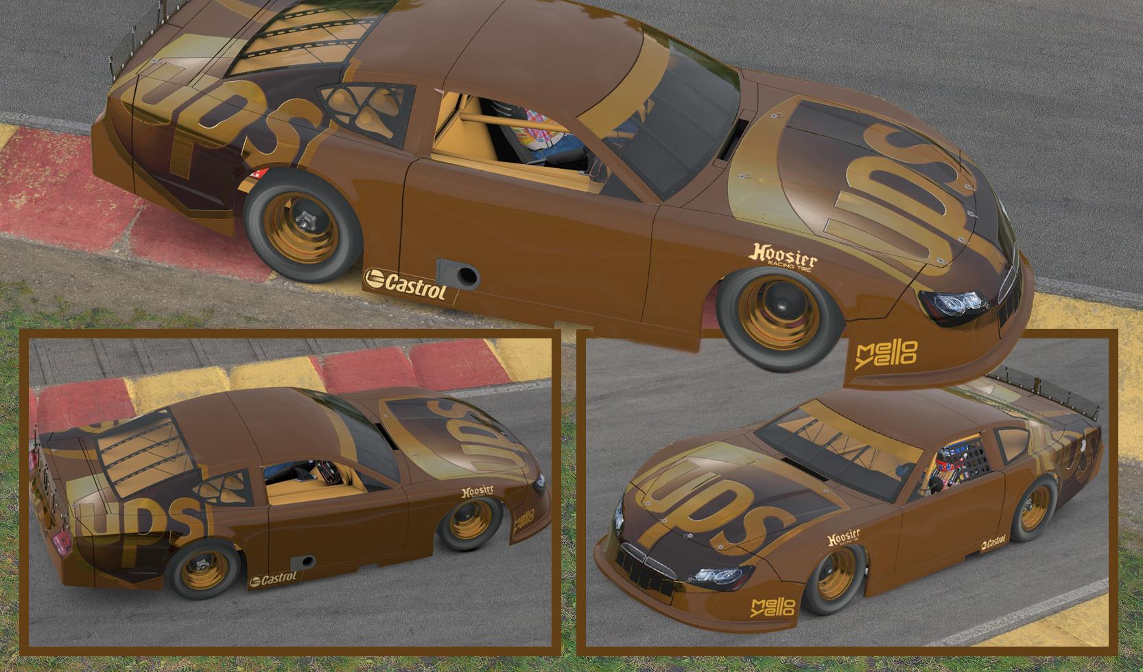 Super Late Model UPS by Clyde Coman - Trading Paints