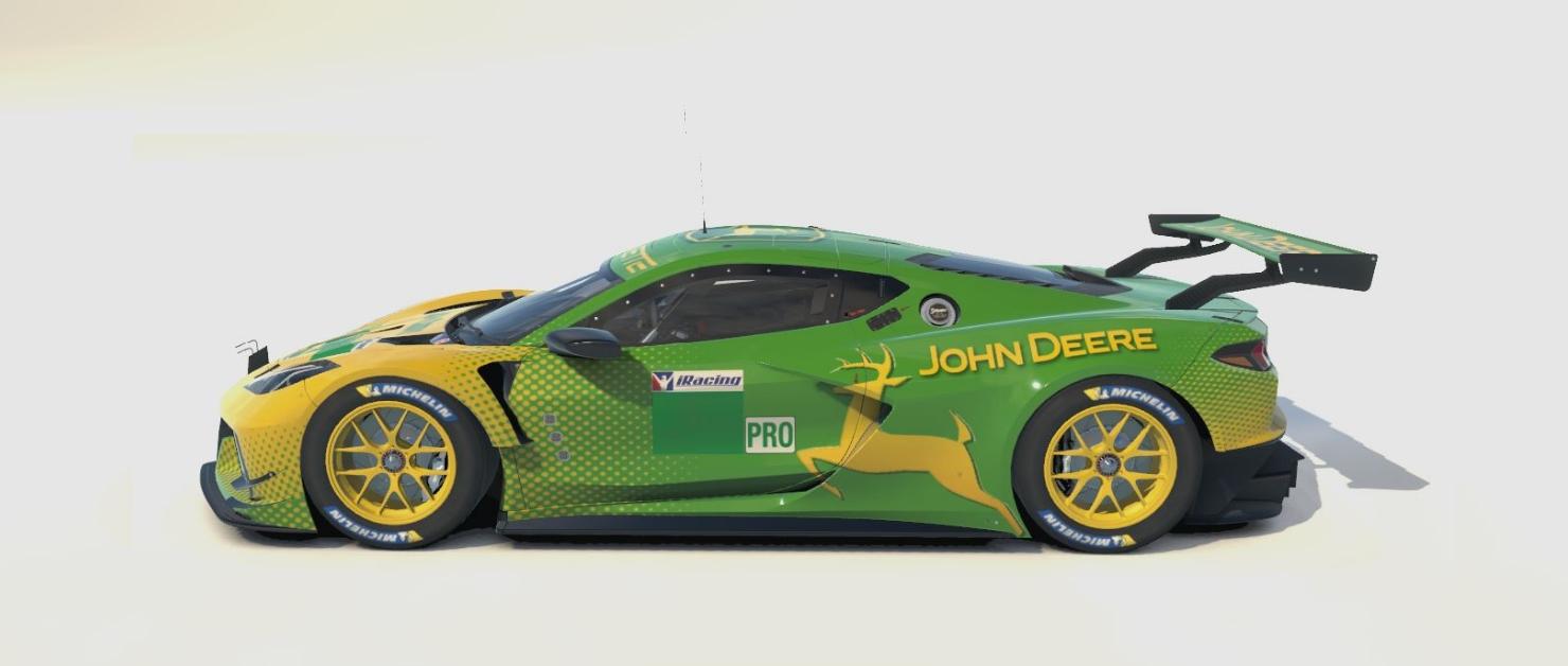 John Deere Corvette C8.R GTE NO# by Bernie Mobbs - Trading Paints