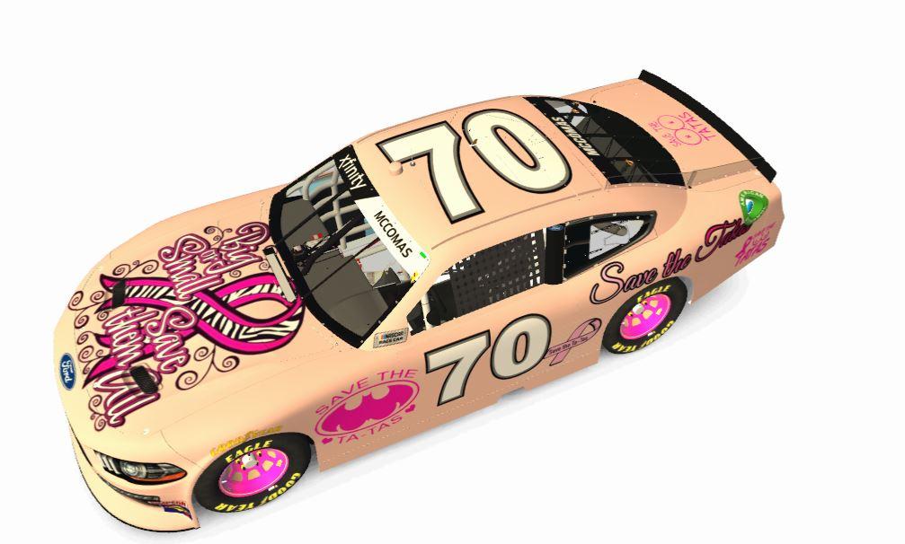 Save the Tatas Ford Mustang by Stephen McComas - Trading Paints
